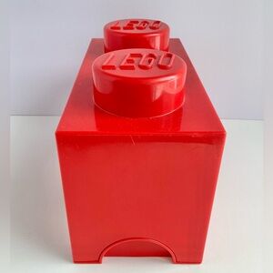 Lego | Toys | Lego Stackable Block Storage Brick Box 402 Container Red ...